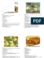 Satti de Zamboanga Recipe Guide | PDF | Sauce | Taste