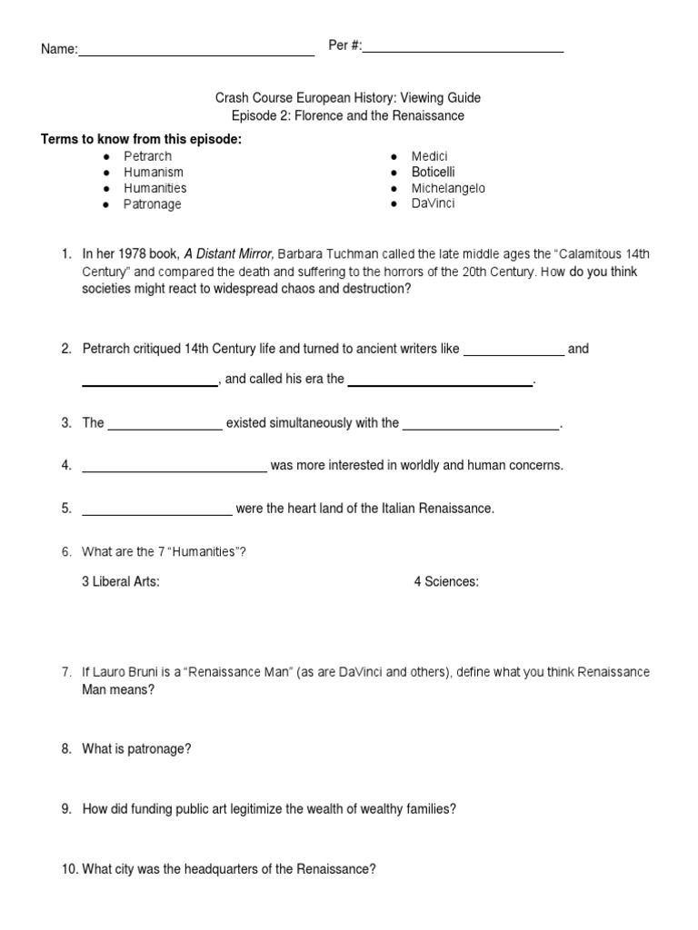 Florence and The Renaissance | PDF | Renaissance | Florence