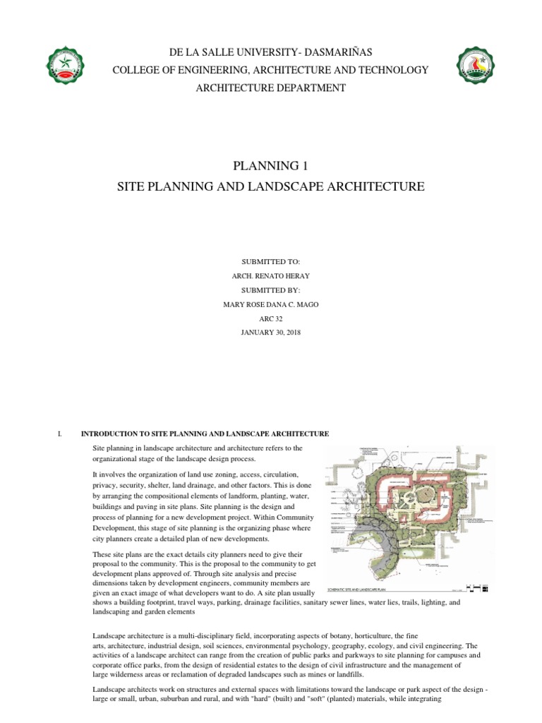 What Is Site Planning | PDF | Landscape Architecture | Gardening