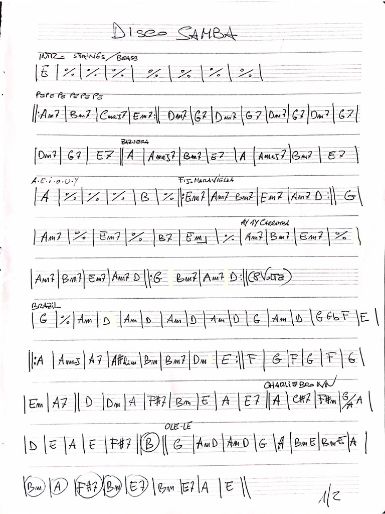 Disco Samba | PDF