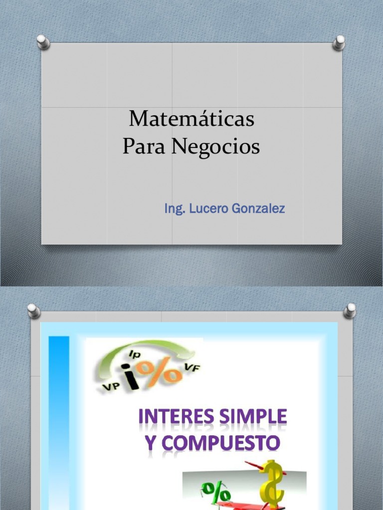 Interes Simple y Compuesto | PDF | Interés | Interés compuesto