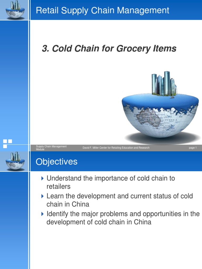 Cold Chain Management in Grocery Retail | PDF | Shelf Life | Retail