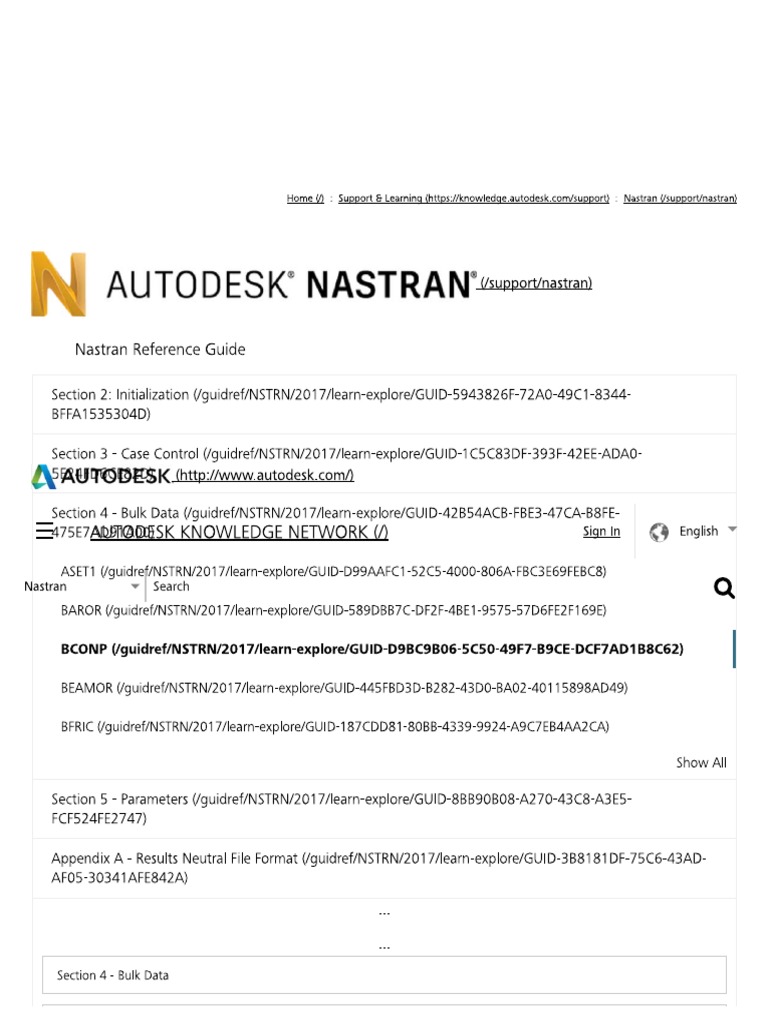 Nastran Contact Parameters PDF | PDF
