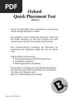 Oxford Placement Test 2024 | PDF