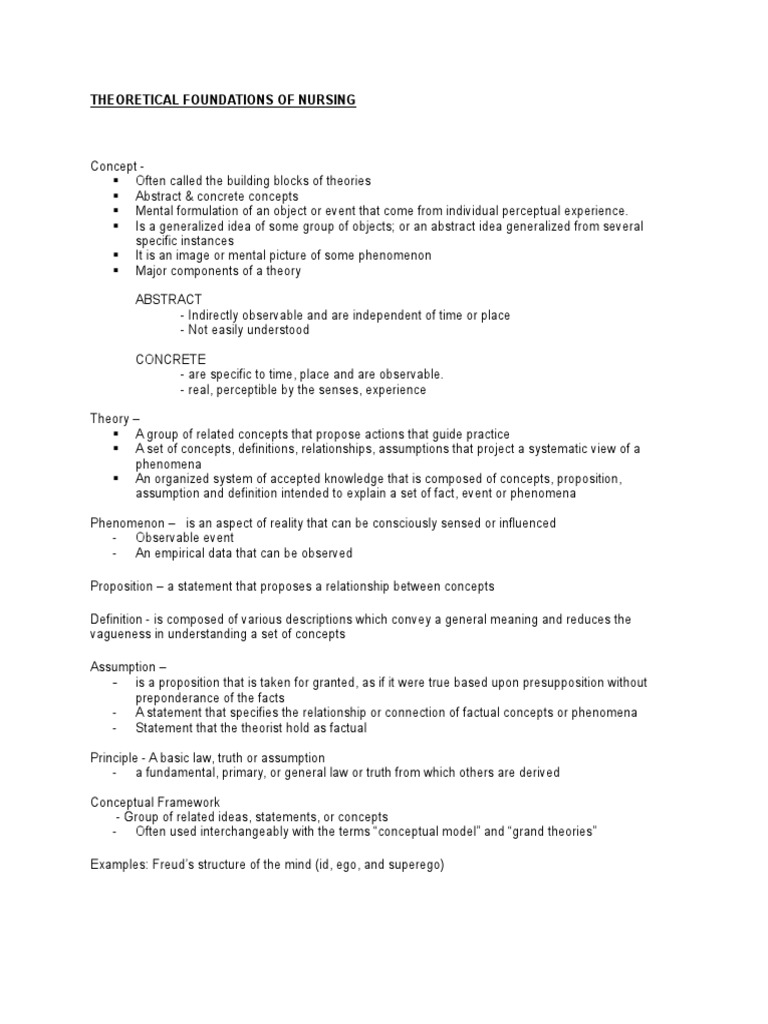 Nci TFN Notes | PDF | Theory | Concept