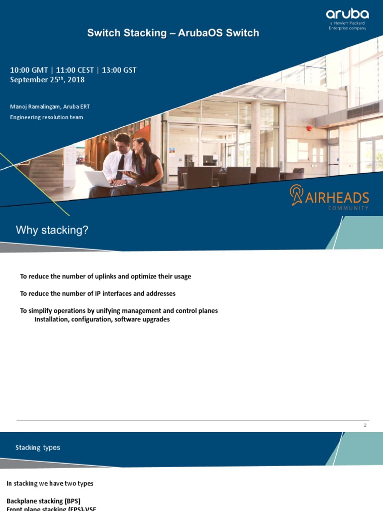 Switch Stacking - ArubaOS Switch PDF | PDF | Network Topology | Booting