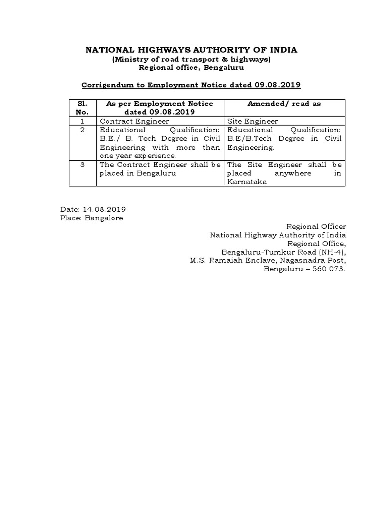 4 Corrigendum Notice-1 | PDF