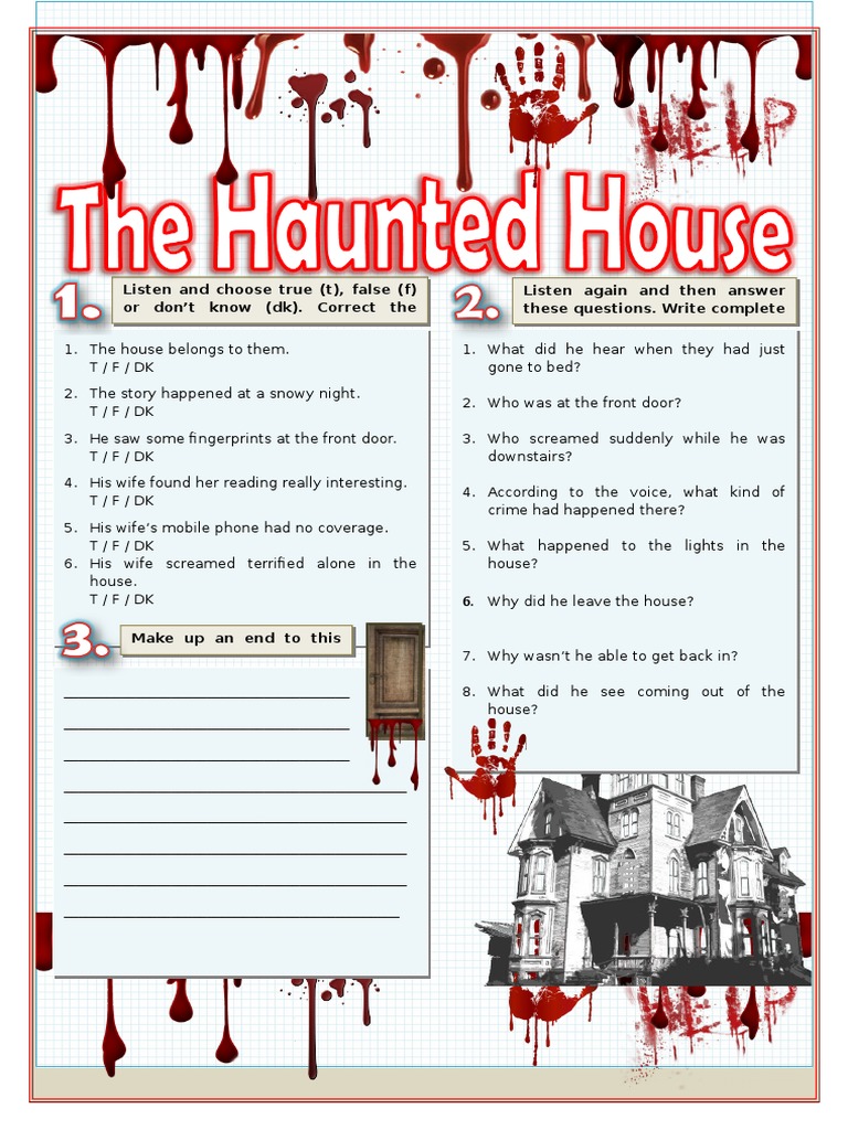 Listening Exercise The Haunted House Narrative Pdf
