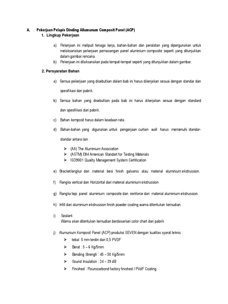 Metode Pemasangan Acp Pdf