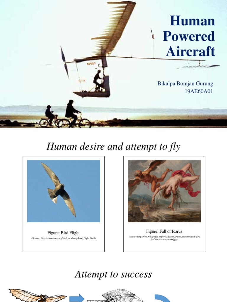 Human Powered Flight | PDF | Flight | Aircraft
