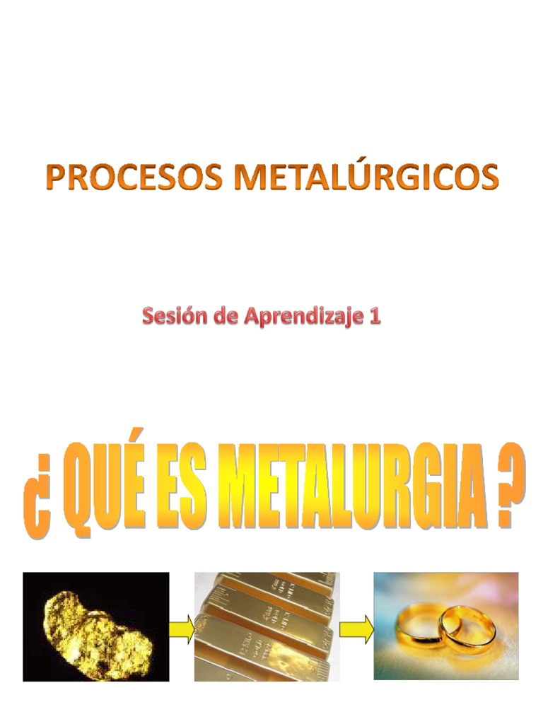 Procesos Metalurgicos | PDF | Metalurgia | Rieles