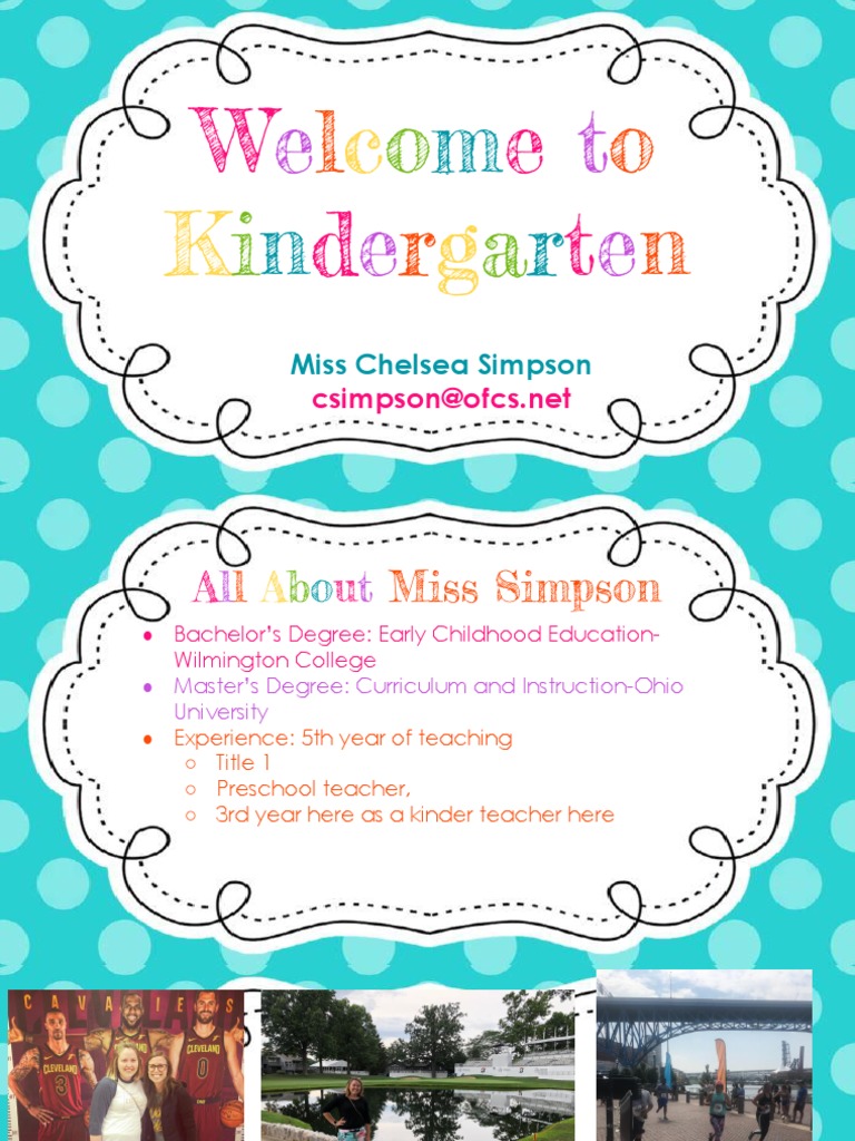 Simpson 2019-2020 | PDF | Kindergarten | Early Childhood Education
