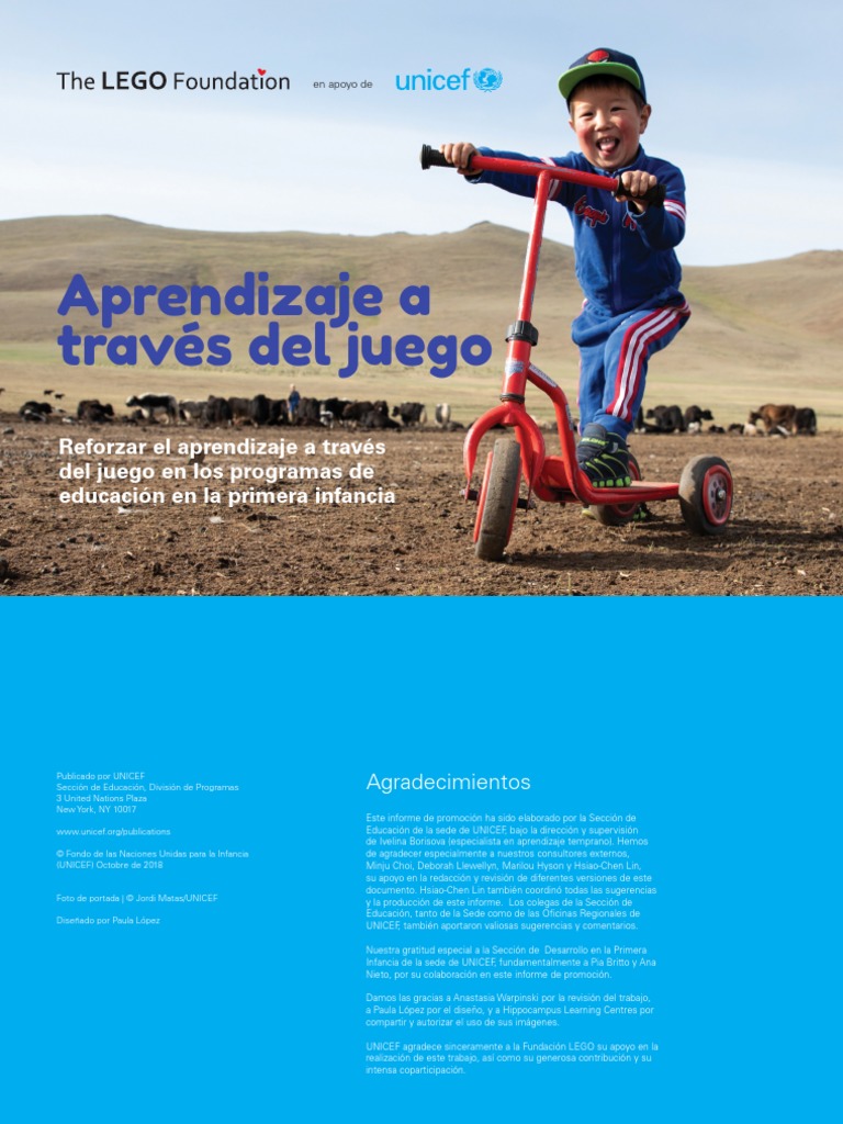 UNICEF Lego Foundation Aprendizaje A Traves Del Juego PDF | PDF ...