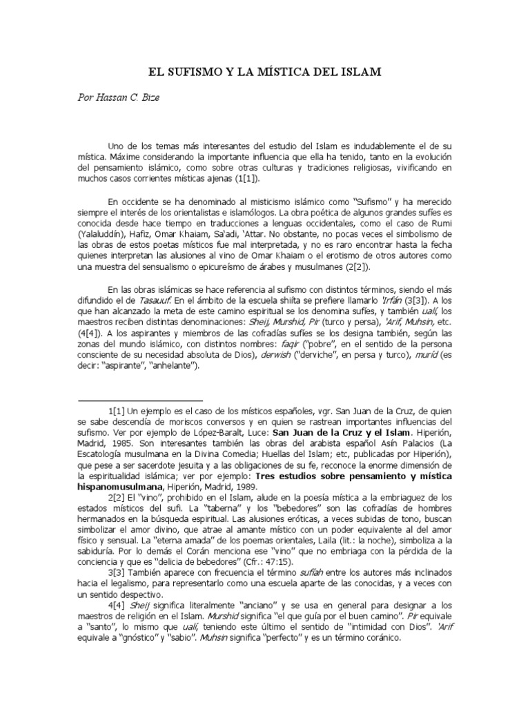 Sufismo y Mistica | PDF | El sufismo | Misticismo