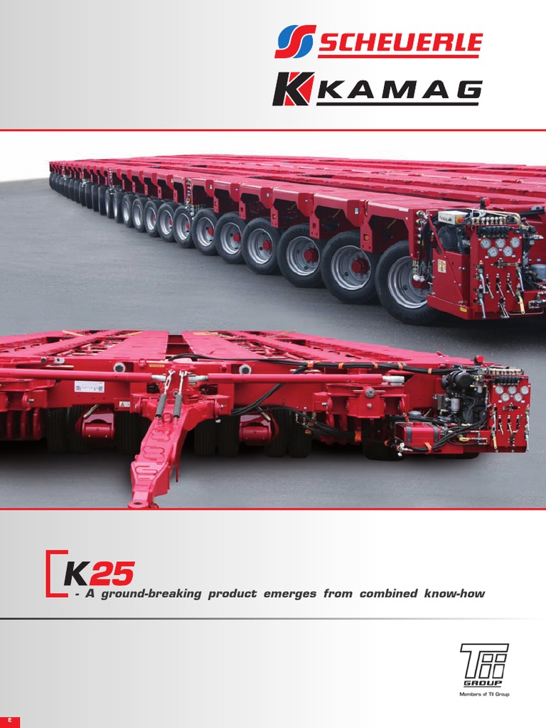 Kamag k25 Series | PDF | Trailer (Vehicle) | Steering