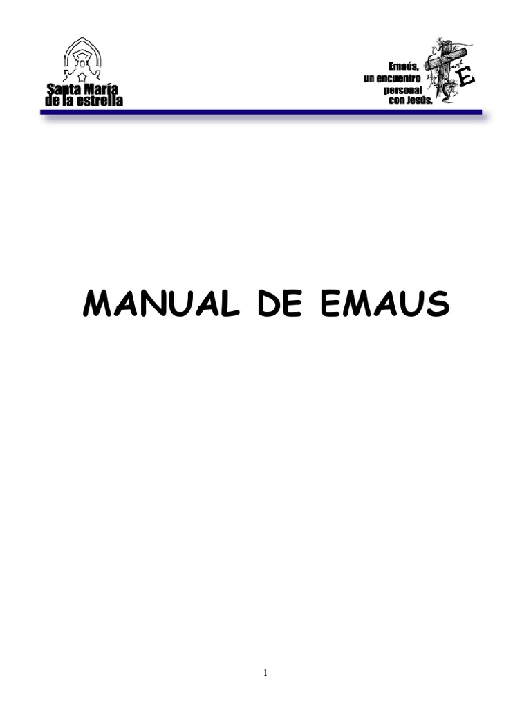 Manual del Retiro de Emaús | PDF | Jesús | Oración