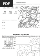 Mandala de Sumas y Restas Algebraicas | PDF