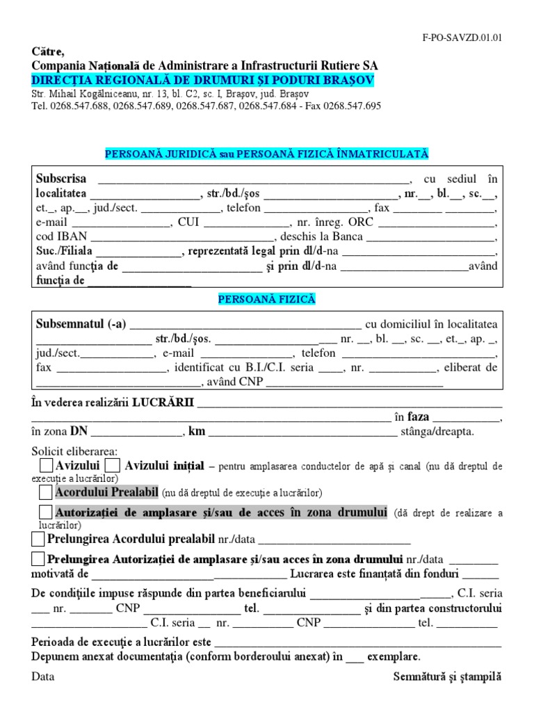 Cerere Aviz Cnair | PDF
