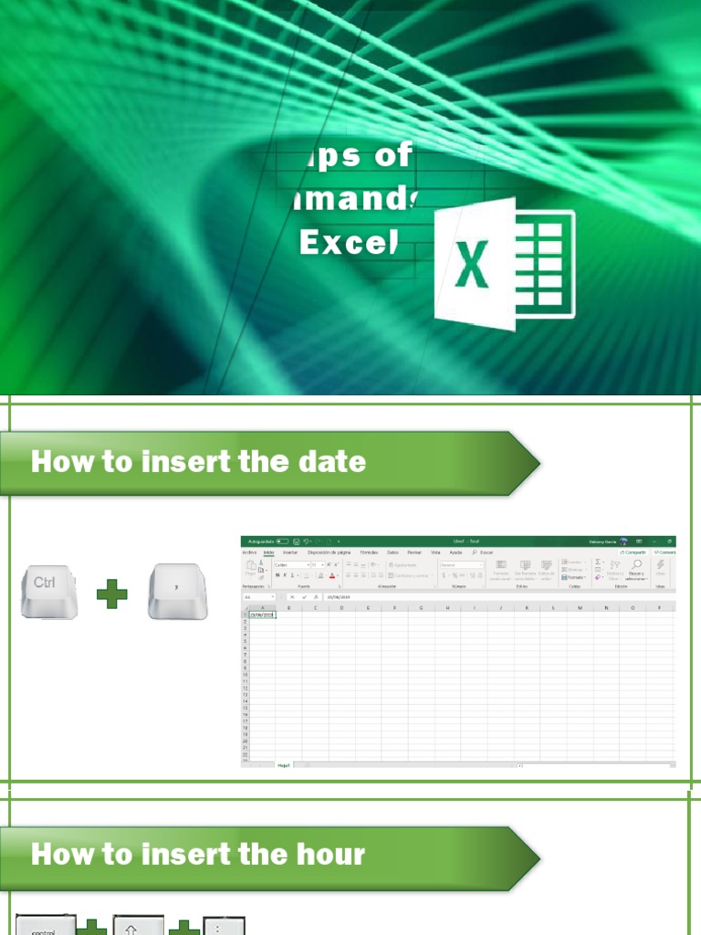 Tips of Commands in Excel | PDF | Computers
