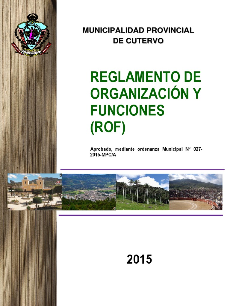 Rof PDF | Descargar gratis PDF | Alcalde | Gobierno local