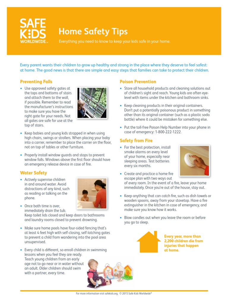 Home Safety Tips: Preventing Falls Poison Prevention | PDF | Kitchen | Home