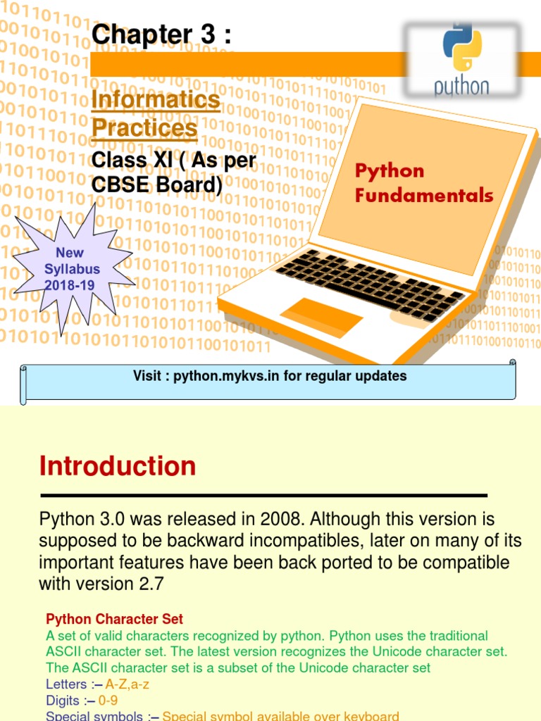 Informatics Practices: Class XI (As Per CBSE Board) | Download Free PDF | Variable (Computer ...
