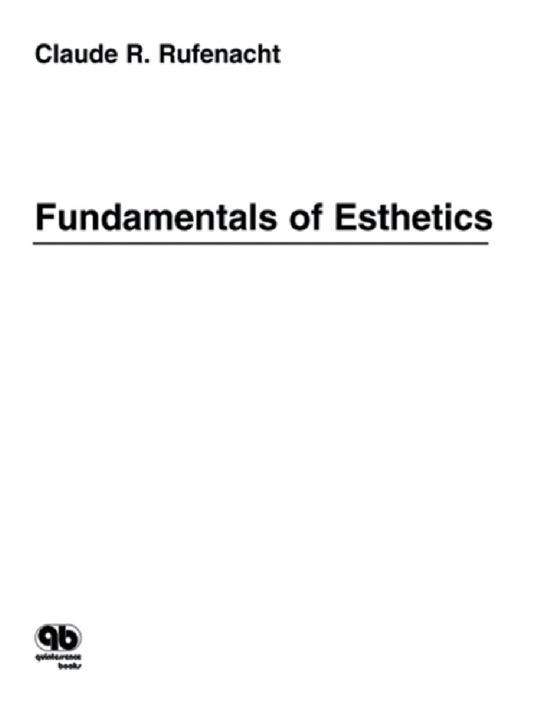 Fundamentals of Esthetics PDF | PDF | Aesthetics | Beauty