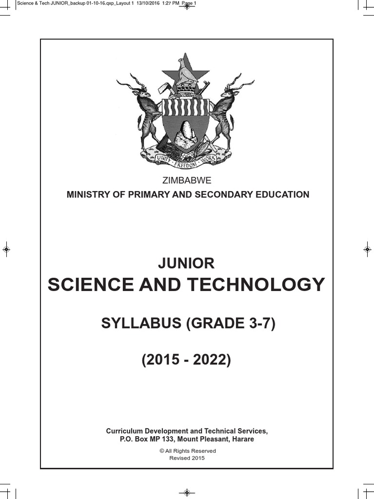 Science - Tech Pry PDF | PDF | Design | Learning