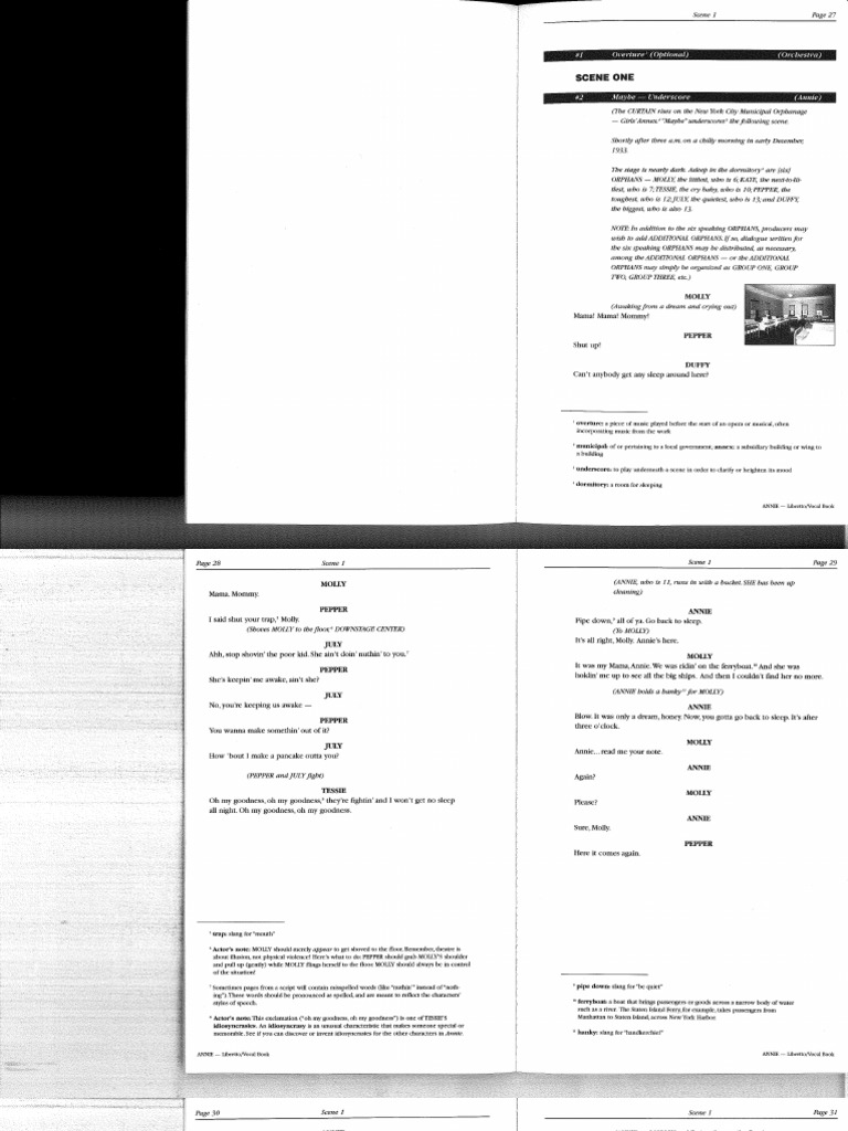 Annie JR Script PDF | PDF