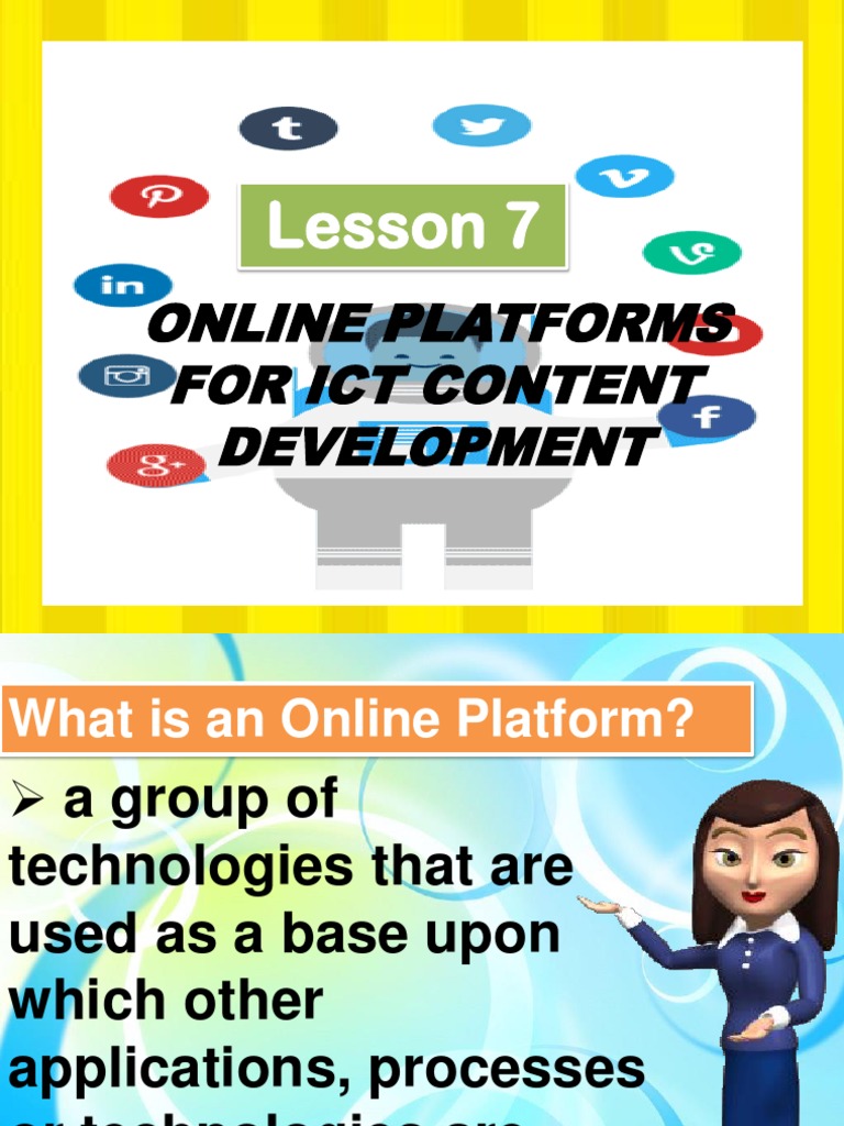 Lesson 7: Online Platforms For Ict Content Development | Download Free ...