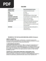 Ficha Técnica de La Prueba TMMS | PDF | Inteligencia | Las emociones