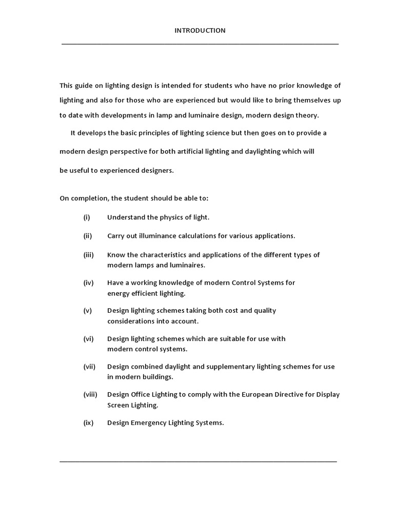 Illum Lec1 | PDF | Lighting | Electromagnetic Spectrum