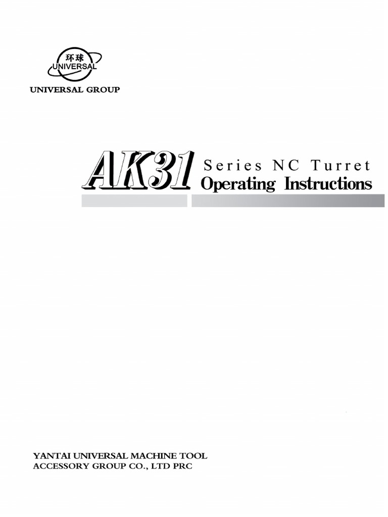 AK31 Turret | PDF | Electric Motor | Switch