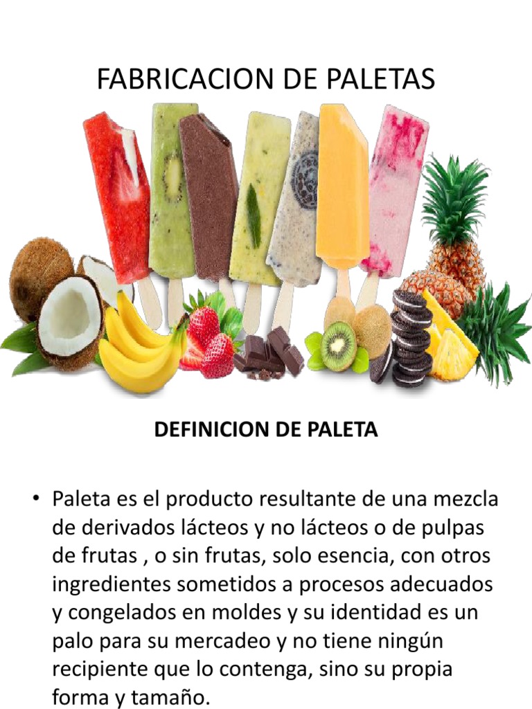 Guia para Elaborcion de Paletas | PDF | Helado | Crema
