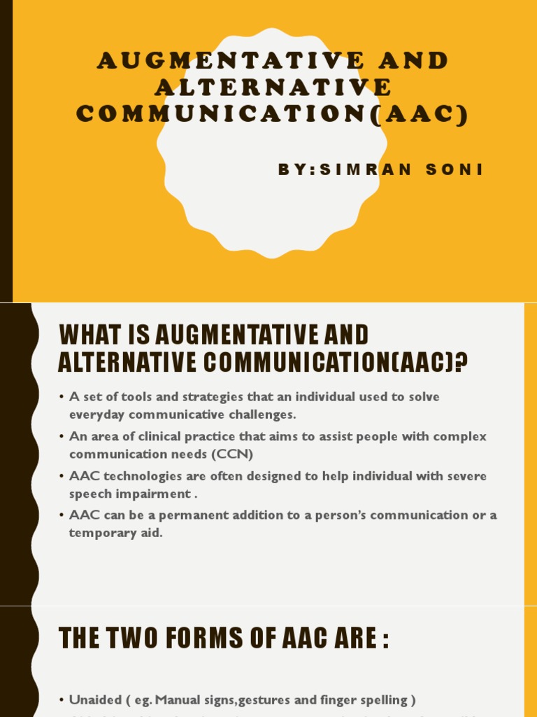 Understanding Augmentative Communication | PDF | Epistemology ...