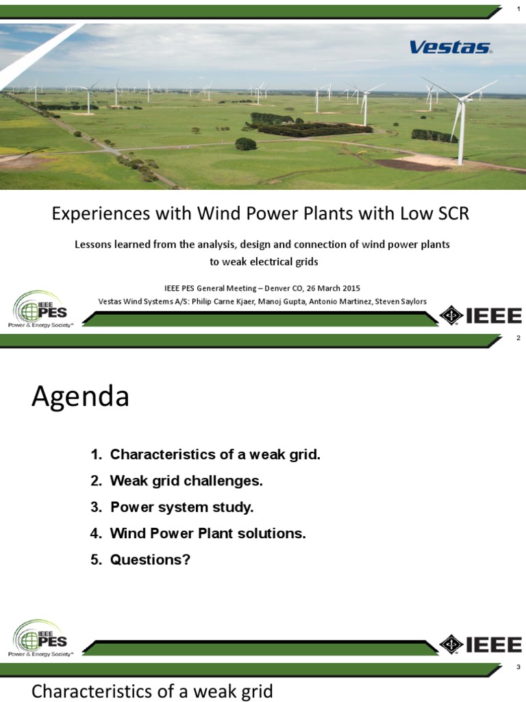 Weak Grid - Good | PDF | Electric Power System | Electric Power ...