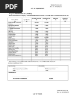 Equipment, Tools & Materials Borrower's Form | PDF