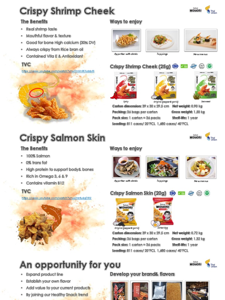 Crispy Shrimp Cheek: Ways To Enjoy The Benefits | PDF | Food And Drink ...