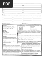 Fudge Character Sheet PDF | PDF