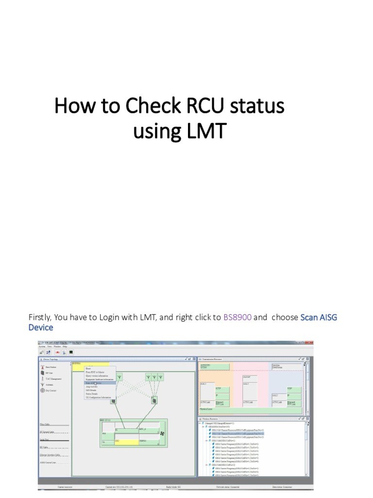 How To Know RCU Status | PDF
