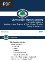 Cambridge Primary Checkpoints - Specimen Papers | PDF