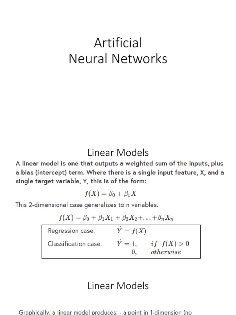 Artificial Neural Networks | PDF | Artificial Neural Network | Logistic Regression