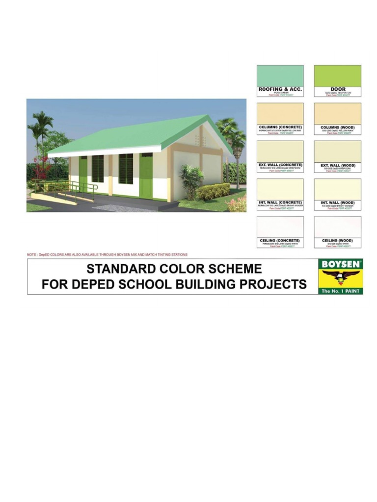 Standard Color Scheme Deped Building | PDF