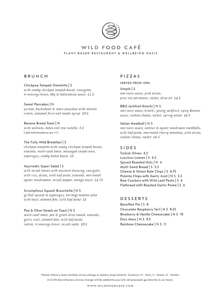 Brunch Menu ISL Summer 2019 | PDF | Pesto | Pancake