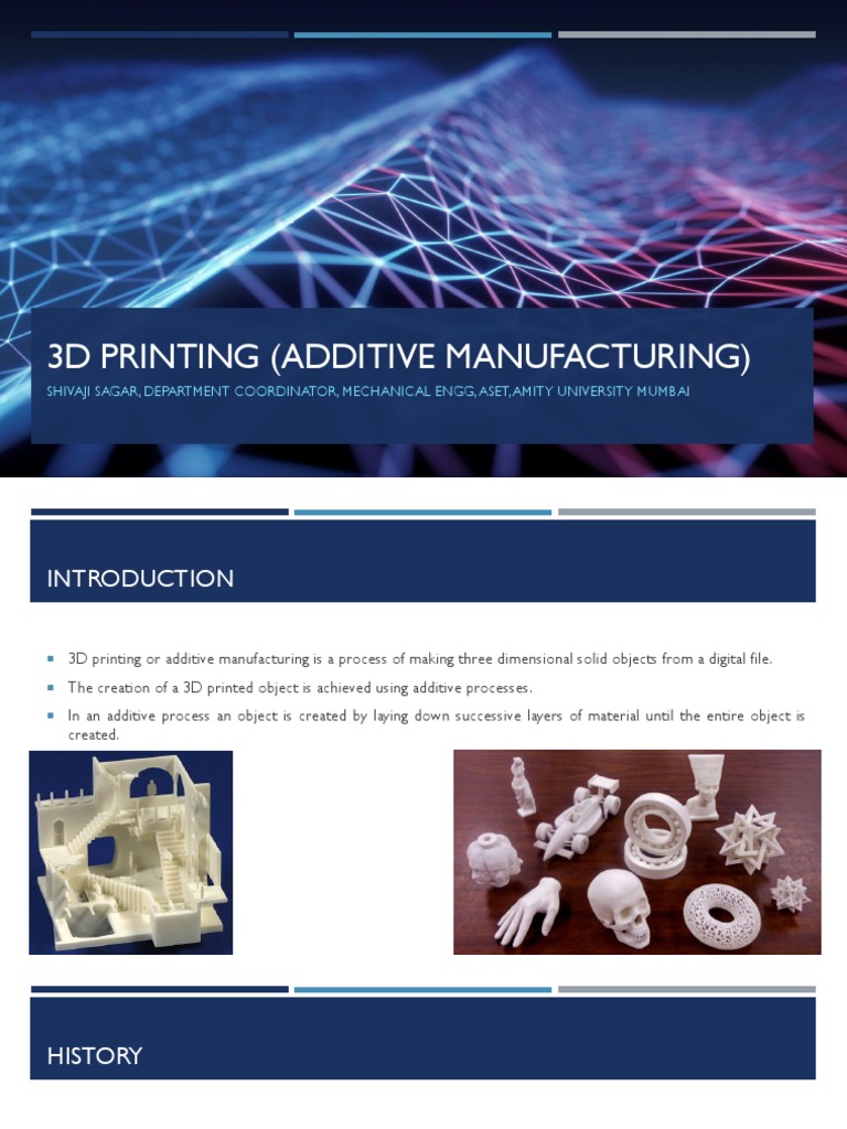 3D Printing | PDF | 3 D Printing | Industrial Processes