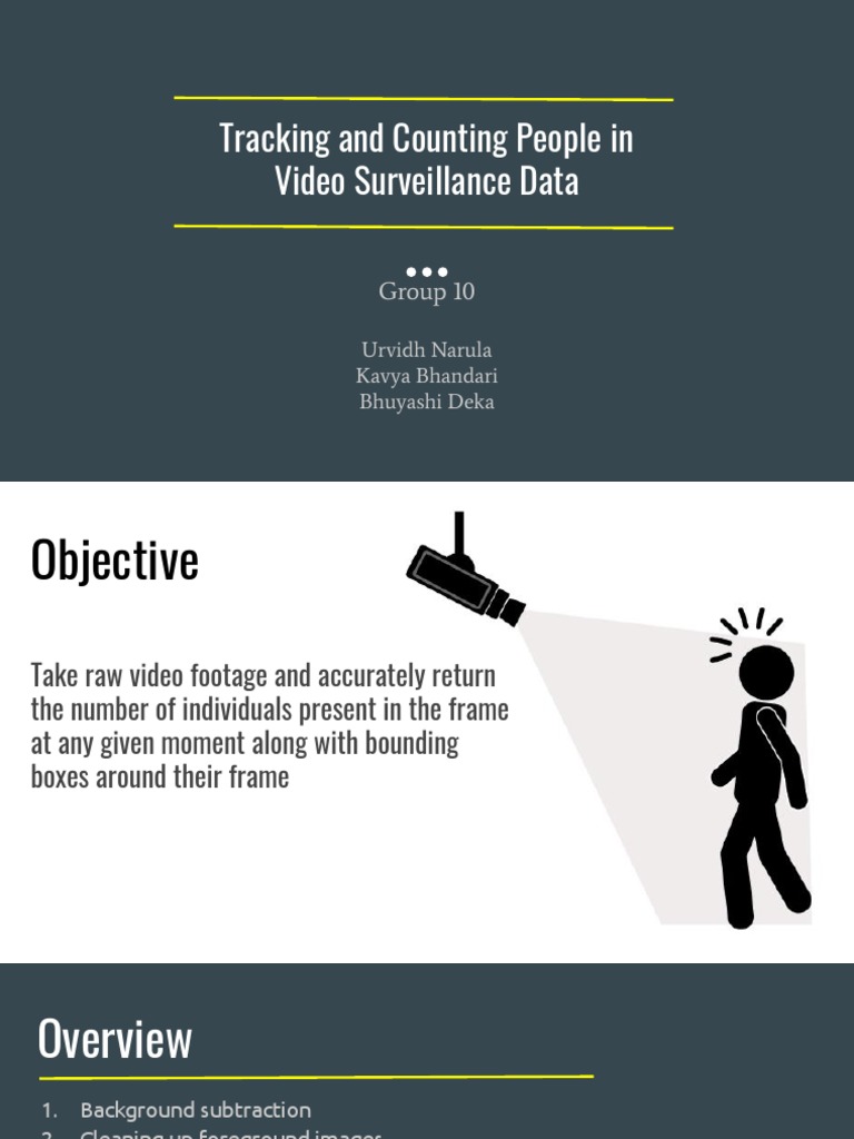 Tracking and Counting People in Video Surveillance Data | PDF | Areas ...