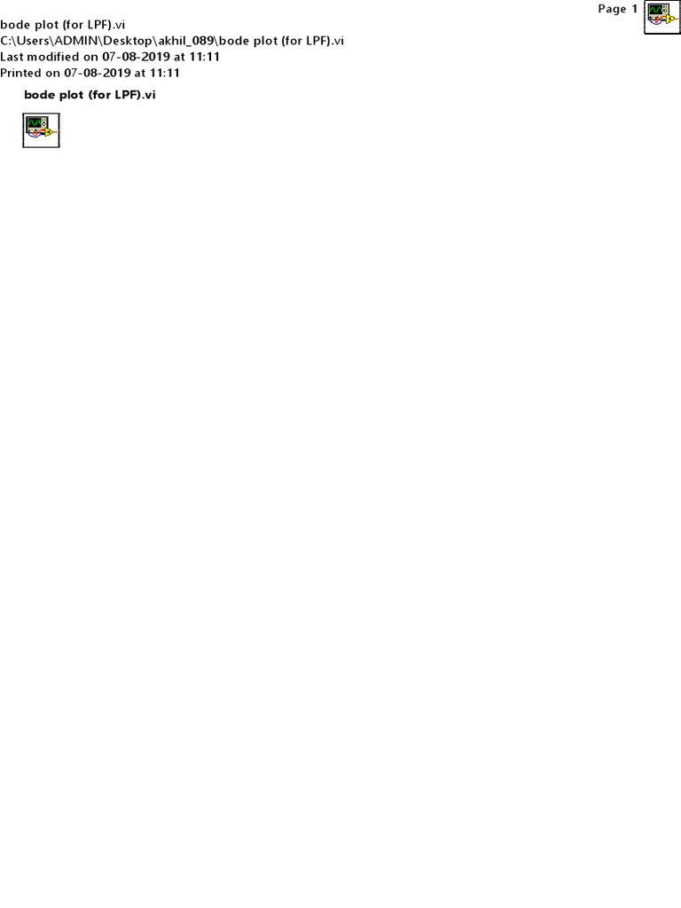 Bode Plot (For LPF) | PDF | Analog Circuits | Electrical Engineering