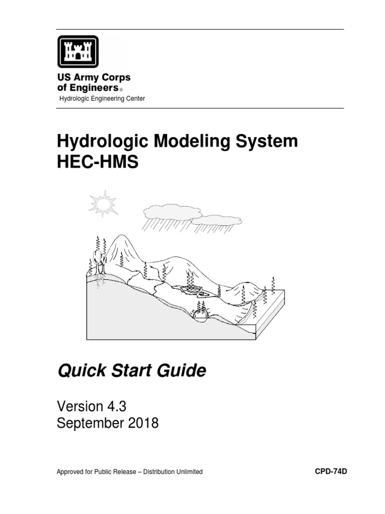 HEC-HMS QuickStart Guide 4.3 | PDF | Computer Simulation | Flood