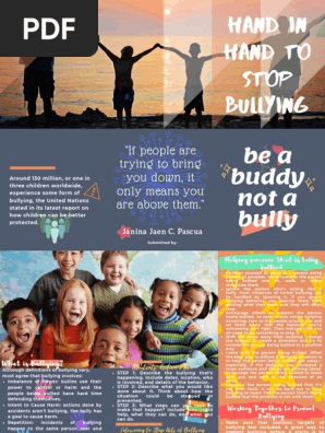 Bullying Brochure Print Out Pdf