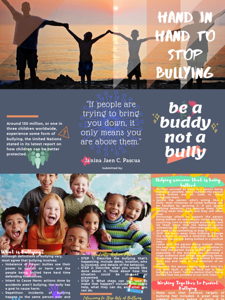 Example Brochure For Antibullying | PDF | Bullying | Cyberbullying